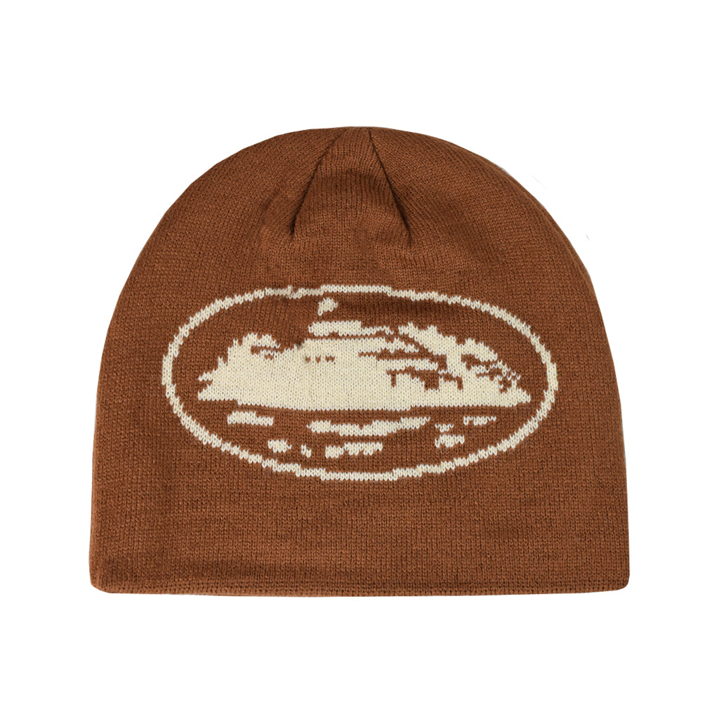 Corteiz Alcatraz Skully - Brown | Points Streetwear Store | Brisbane