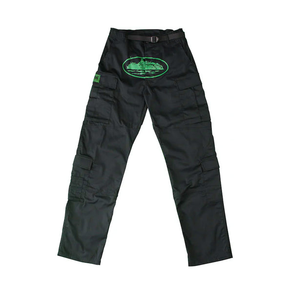 Corteiz Guerillaz Cargo Pants – Green / Black | Points Streetwear Store ...