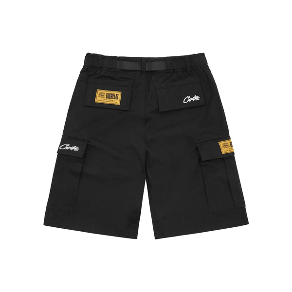 Corteiz Alcatraz Cargo Shorts – Black | Points Streetwear Store | Brisbane