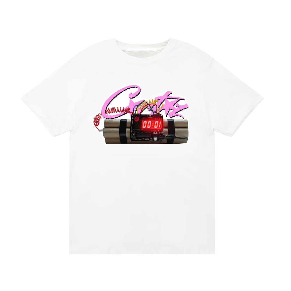 Corteiz No Time 4 Luv Tee – White | Points Streetwear Store | Brisbane