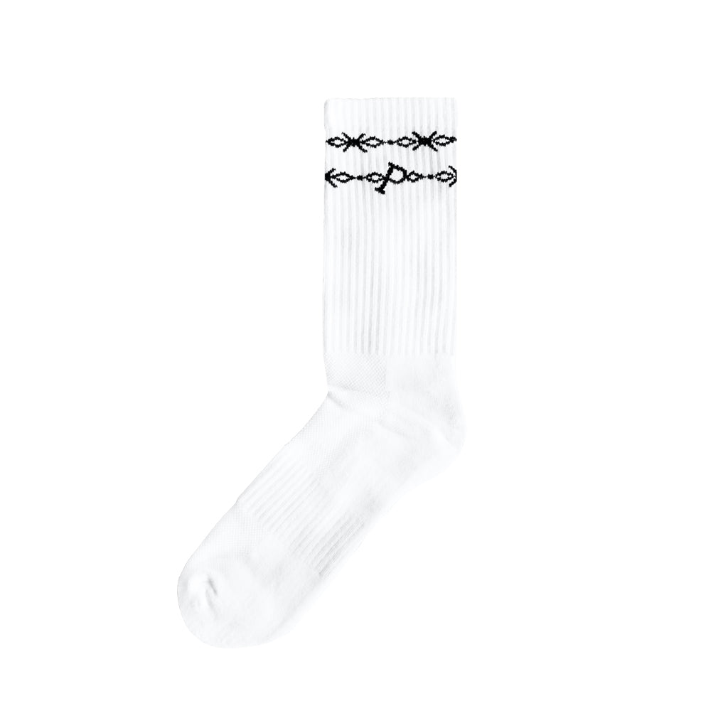 Points Wired Socks - White | Points Streetwear Store | Brisbane
