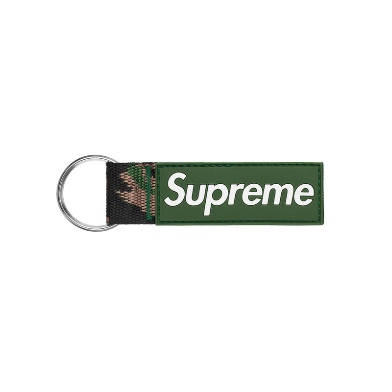 Supreme Webbing Keychain – Green Camo | Points Streetwear Store | Brisbane